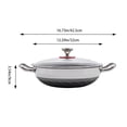 ChicHomey 316 Stainless Steel Nonstick Pan,Micro-Convex Texture ...