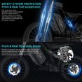 Freego Nova 3 Mid-Drive Electric Bike,3000W Peak Motor,60V 25Ah Battery ...