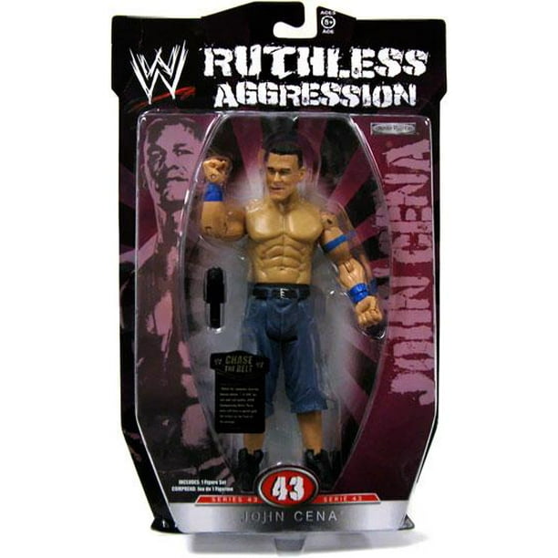 WWE Wrestling Ruthless Aggression Series 43 John Cena Action Figure ...