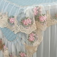 Wozhidaoke Lace Ruffle Floral Washing Machine Dust Cover Protection ...