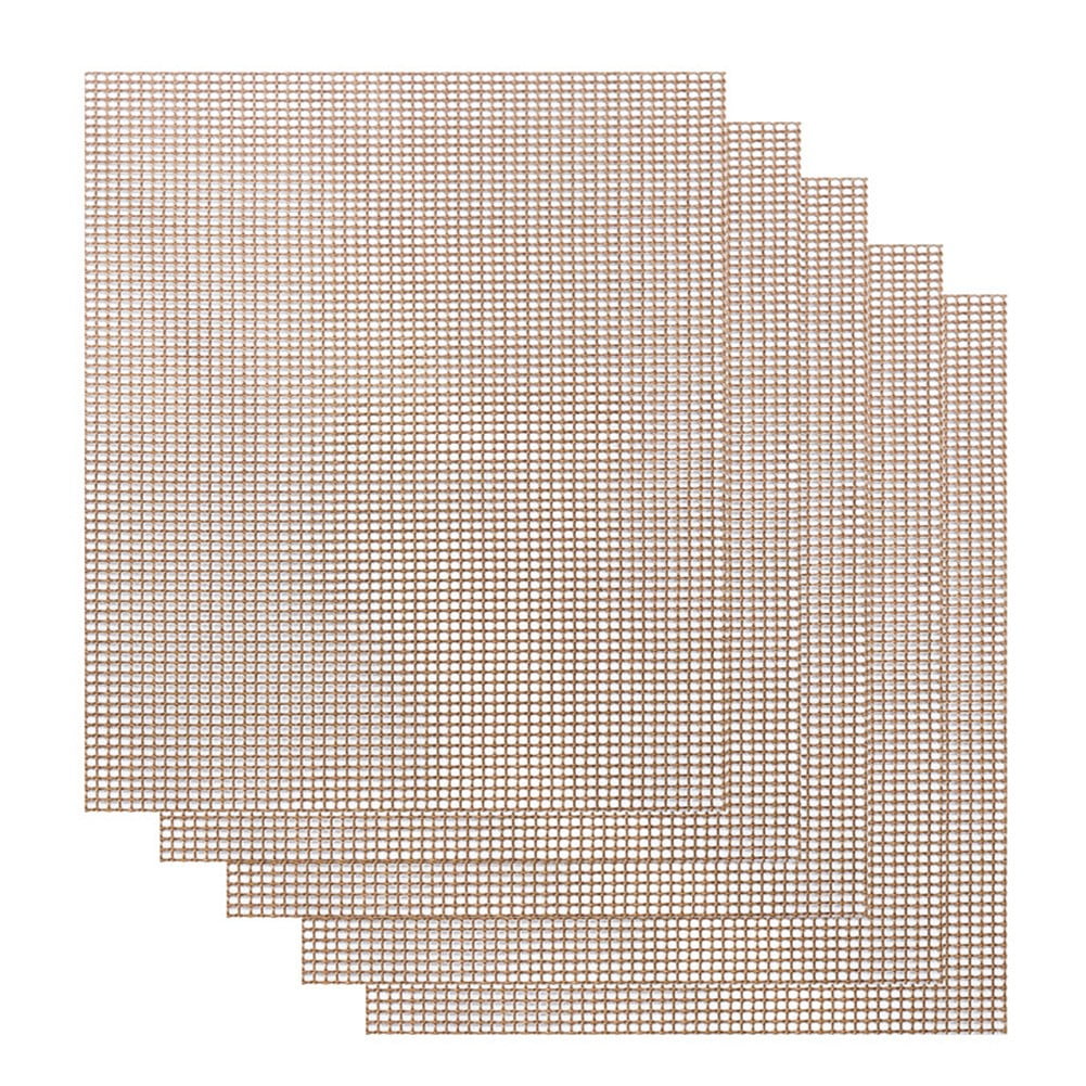 Non-Stick Liner Cooking Barbecue Sheet Wire Baking Pad BBQ Mesh Grill ...
