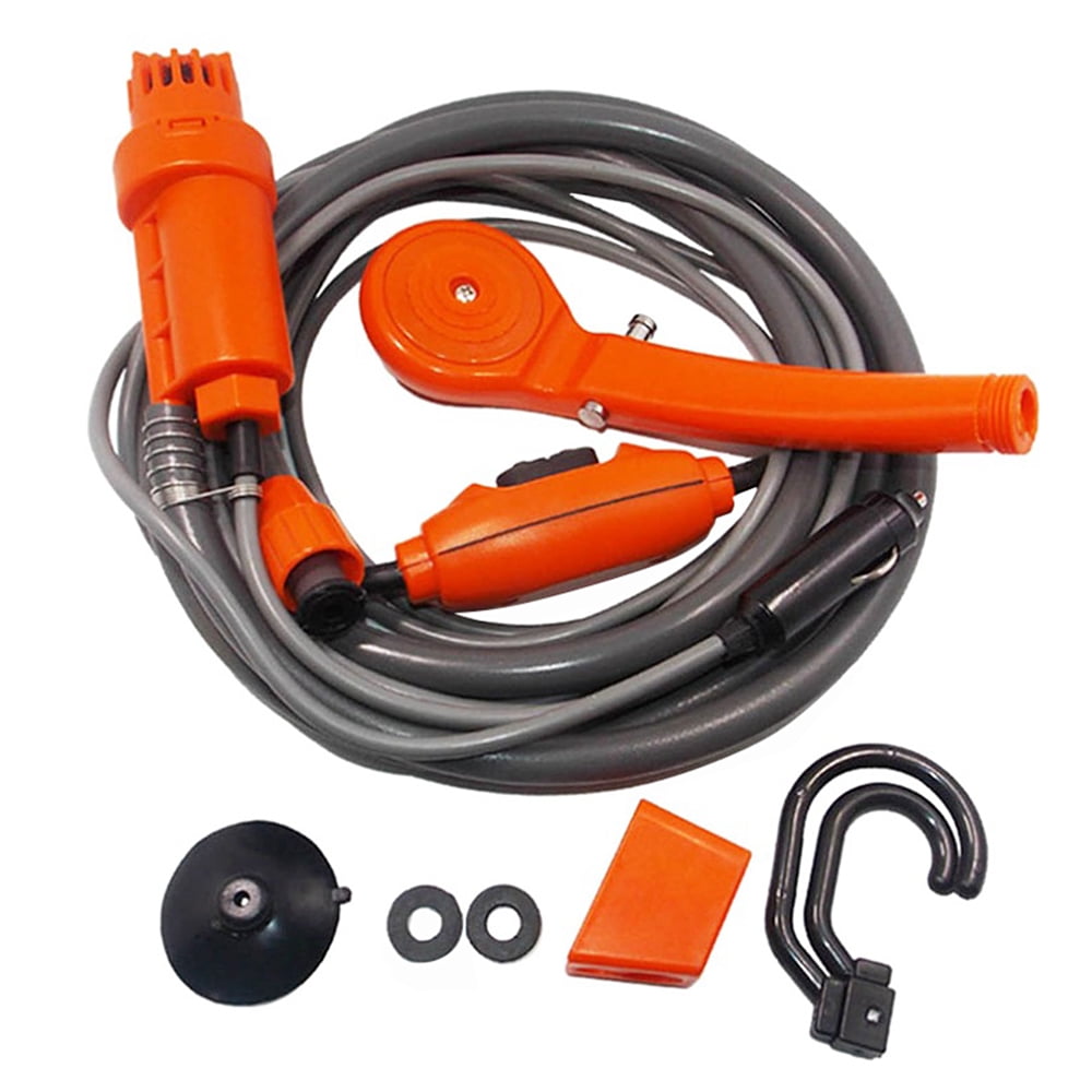 MIXFEER Camping Shower Electric Outdoor Shower Folding Bucket Kit For ...