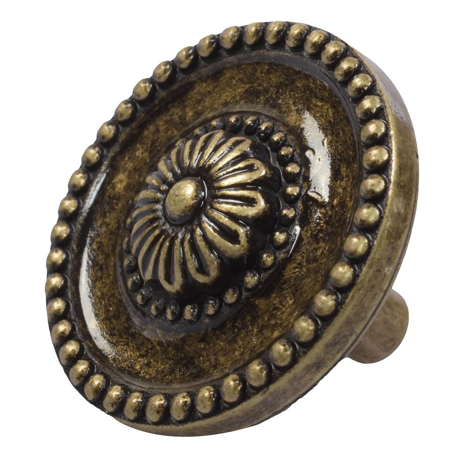 Pack De 2 Perilla Emperatriz Rish Metal Dorado 1.9 Cm multicolor ...