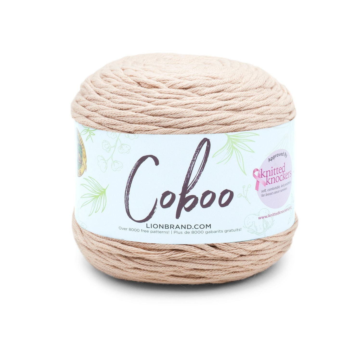 Click here for Lion Brand Coboo Yarn Tan #3 Light/Dk Cotton Bambo... prices