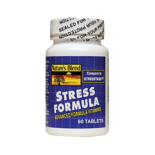 Nature's Blend Stress Formula Vitamins 60 Tabs - Walmart.com