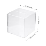 ULTNICE Clear Money Box for Adults Transparent Savings Box 1Pack ...