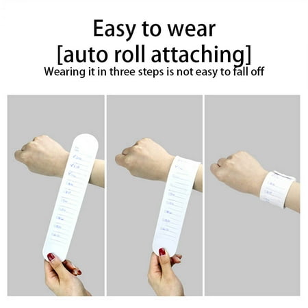 Xingzhi Silicone Memo Wrist Band Waterproof Reusable Erasable Wearable ...