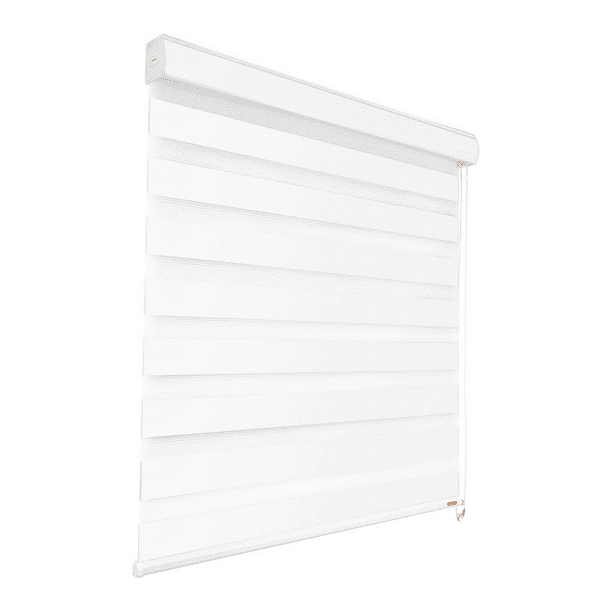 Persiana enrollable sheer elegance día y noche Blind Factory Blanco 1.00 m ancho x 1.80 m alto ...