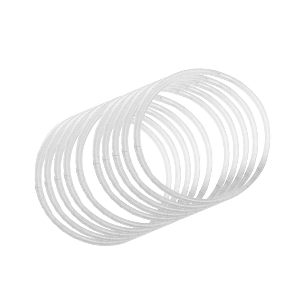 Click here for Becaristey Pack Of 10 Silicone Bracelets Colorful... prices