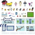Jazwares Roblox Adopt Me Pet Store Deluxe Playset, Figures, Accessories ...