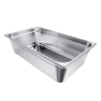 Stainless Steel Full Size Hotel Pan With Lid Set Perforated Steam Pan ...
