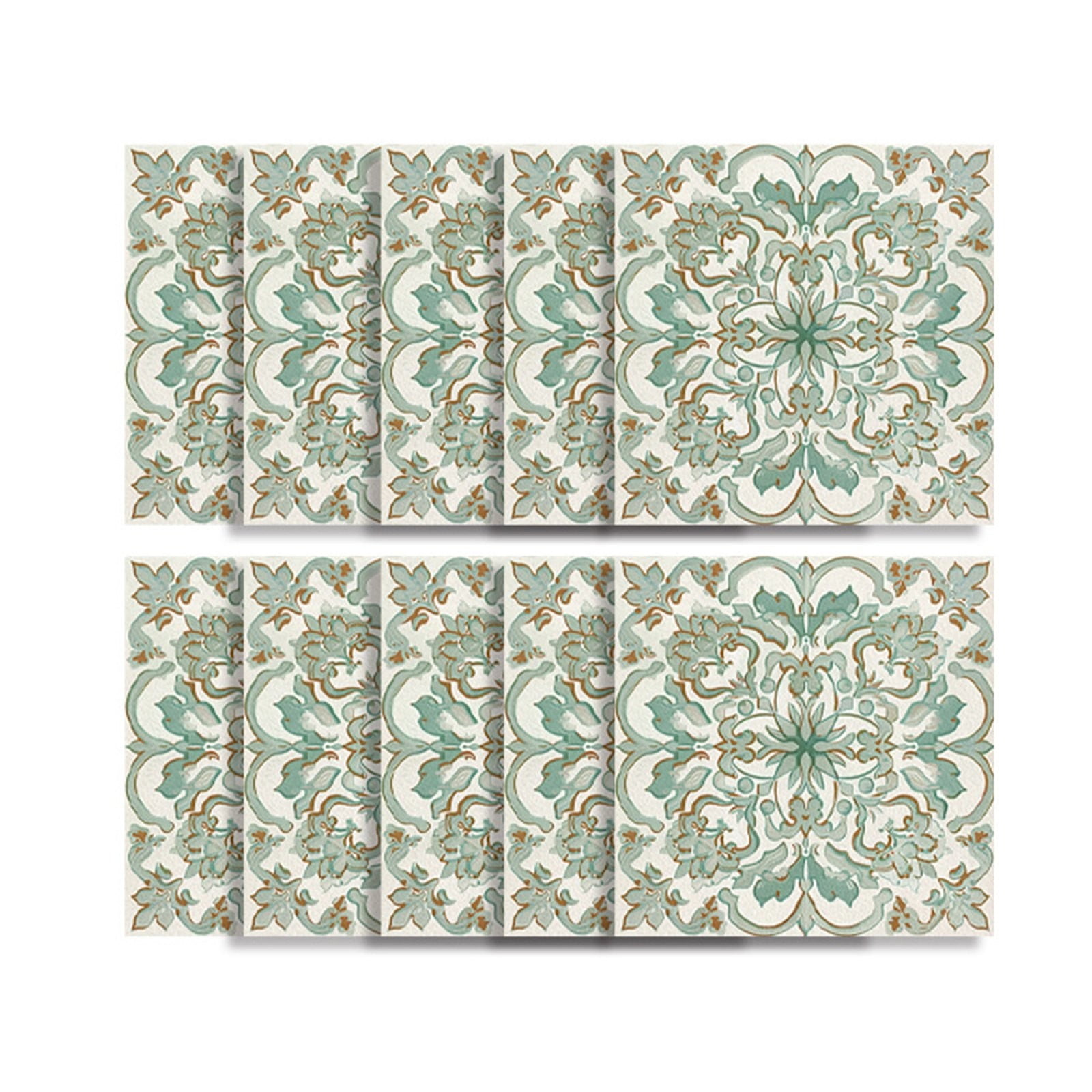 10x Mosaic Tile Stickers Stick Bathroom Kitchen Home Wall or Floor ...