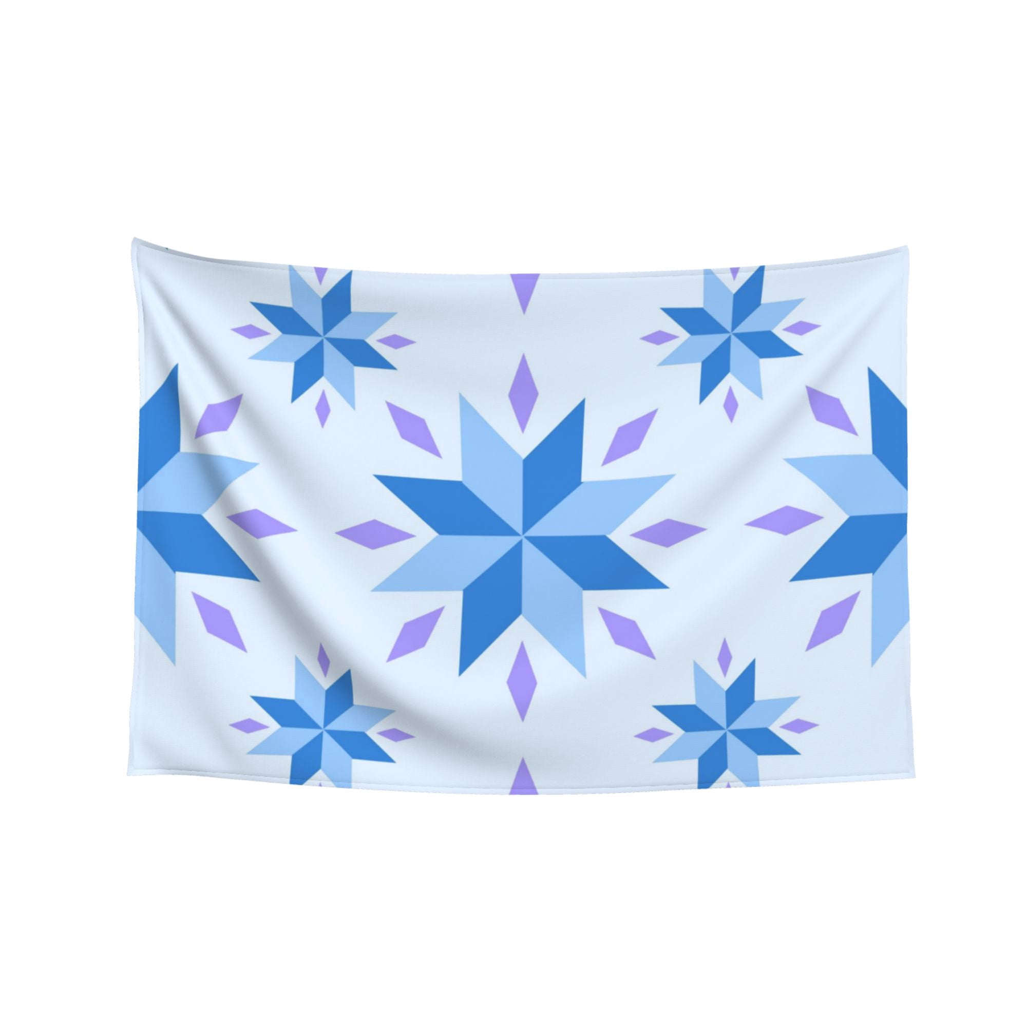 Blue Star Snowflake Tapestry, Wall Decor Home Decor Bedroom Living Room ...