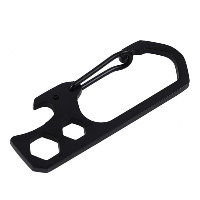 Bottle Opener Carabiner, Stainless Steel Key Ring Carabiner Hook Bottle ...