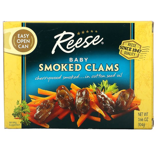 Reese Baby Smoked Clams 3.7 oz - Walmart.com - Walmart.com