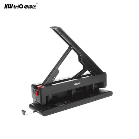 Desktop Heavy Duty Hole Punch Puncher with Adjustable 2-3 Holes Padded ...