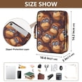 ALAZA Cartoon Gorillas Pattern Expanding Accordion File Folder 3 Ring ...