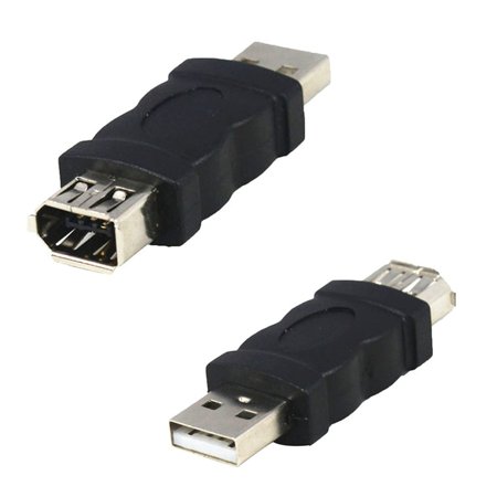 Firewire IEEE 1394 6 Pin Female To USB 2.0 Type A Male Adaptor Adapter ...