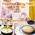 12packs Mini Tart Pans 4 Inch Pan Removable Bottom Round Nonstick ...