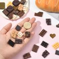 60Pcs 15 Styles Opaque Resin Imitation Cabochons Mixed Shapes 14.5~26 ...