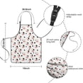 Cow and Spot White Pattern Teens Aprons, Adjustable Neck Strap, Toddler ...