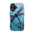 Blue Dragonfly Tough Phone Case for iPhone 7 to 17 Pro Max, Glossy ...
