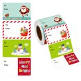 500Pcs Christmas Decorative Sticker 5x3.8cm Adhesive Wrapping Labels ...