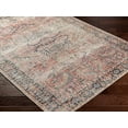 Mark&Day Washable Area Rugs, 5x7 Glidden Traditional Dusty Coral Area ...