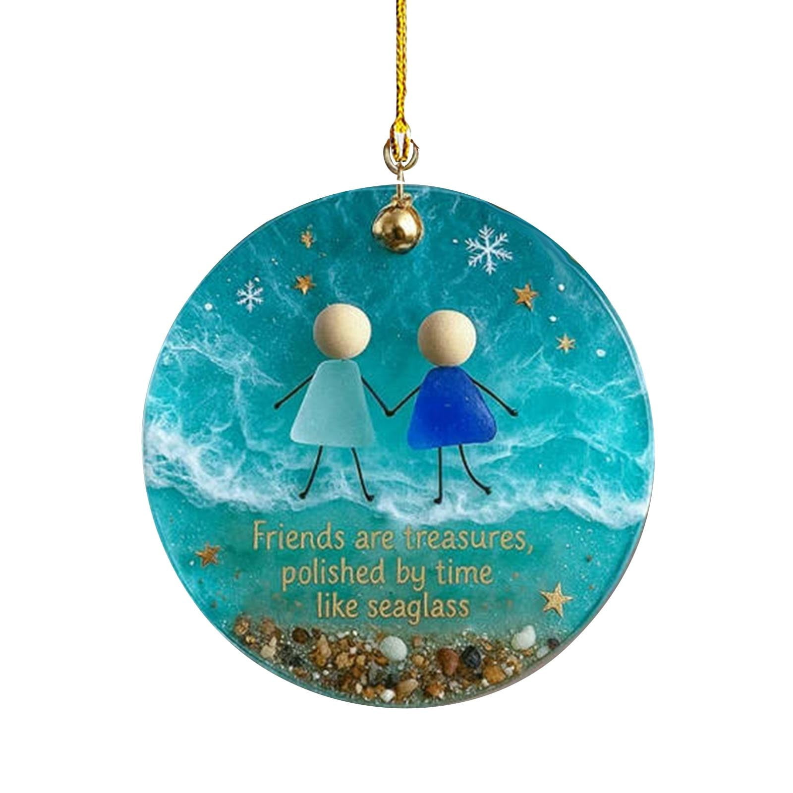 Click here for Boovnll Christmas Decorations  Friendship Sea Glas... prices