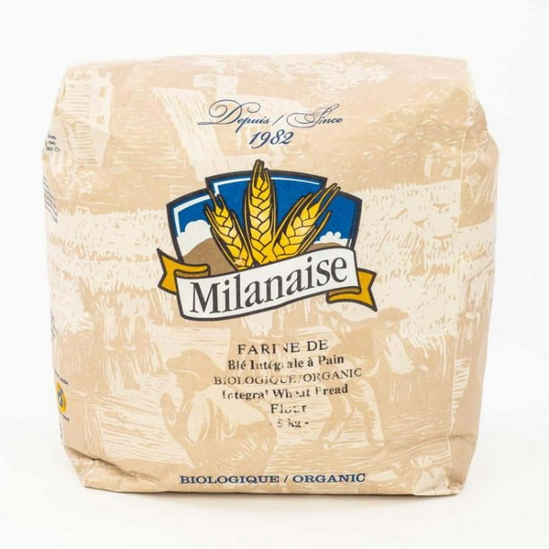 Milanaise - Organic Wheat Integral Flour, 5 kg - Walmart.ca
