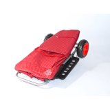 dbest Bigger Folding Trolley Dolly, Red Pin Dot - Walmart.com