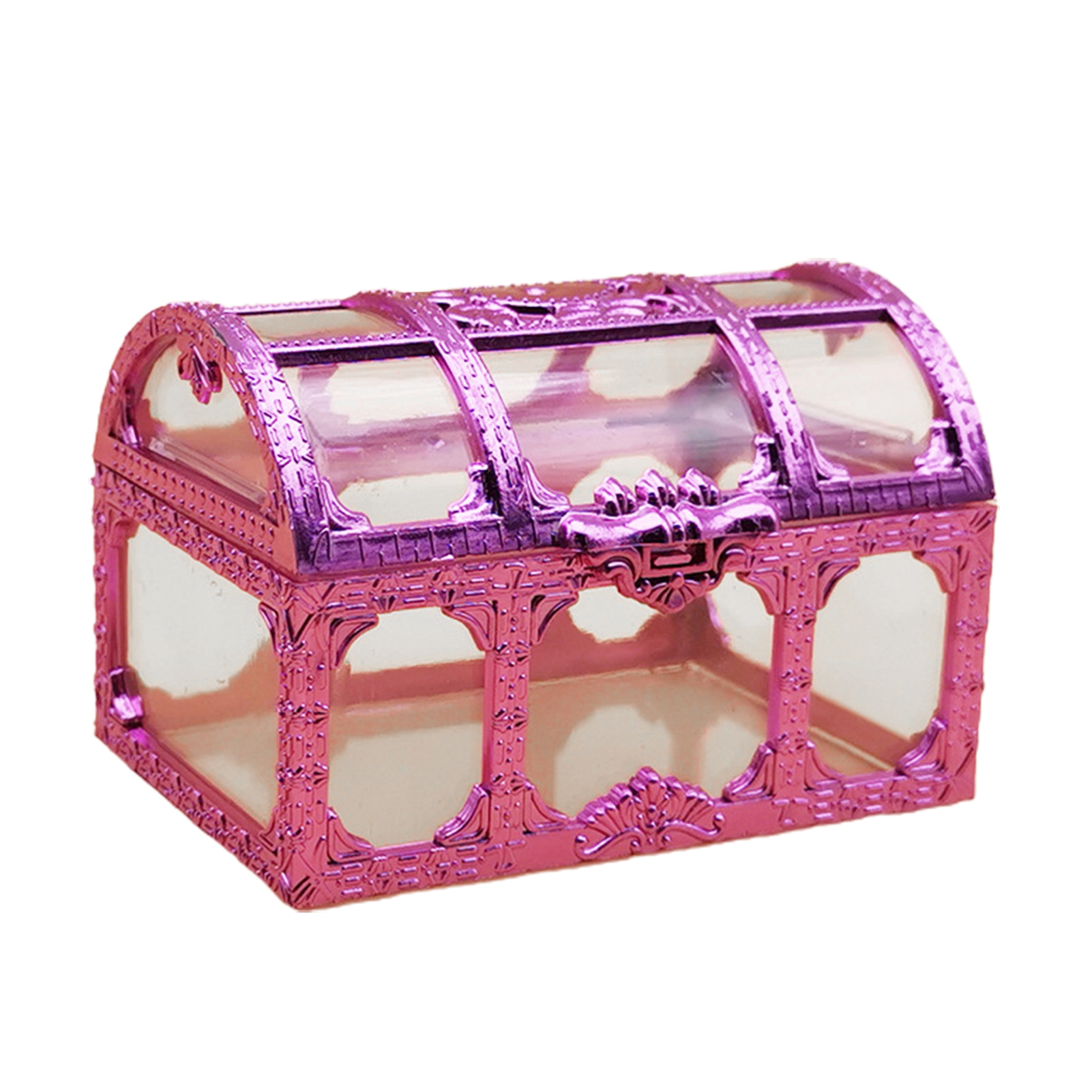 Lohuatrd Vintage Transparent Pirate Treasure Storage Box, Crystal Gem ...