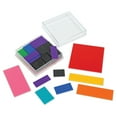 Learning Resources Deluxe Rainbow Fraction Squares, Math Manipulatives ...