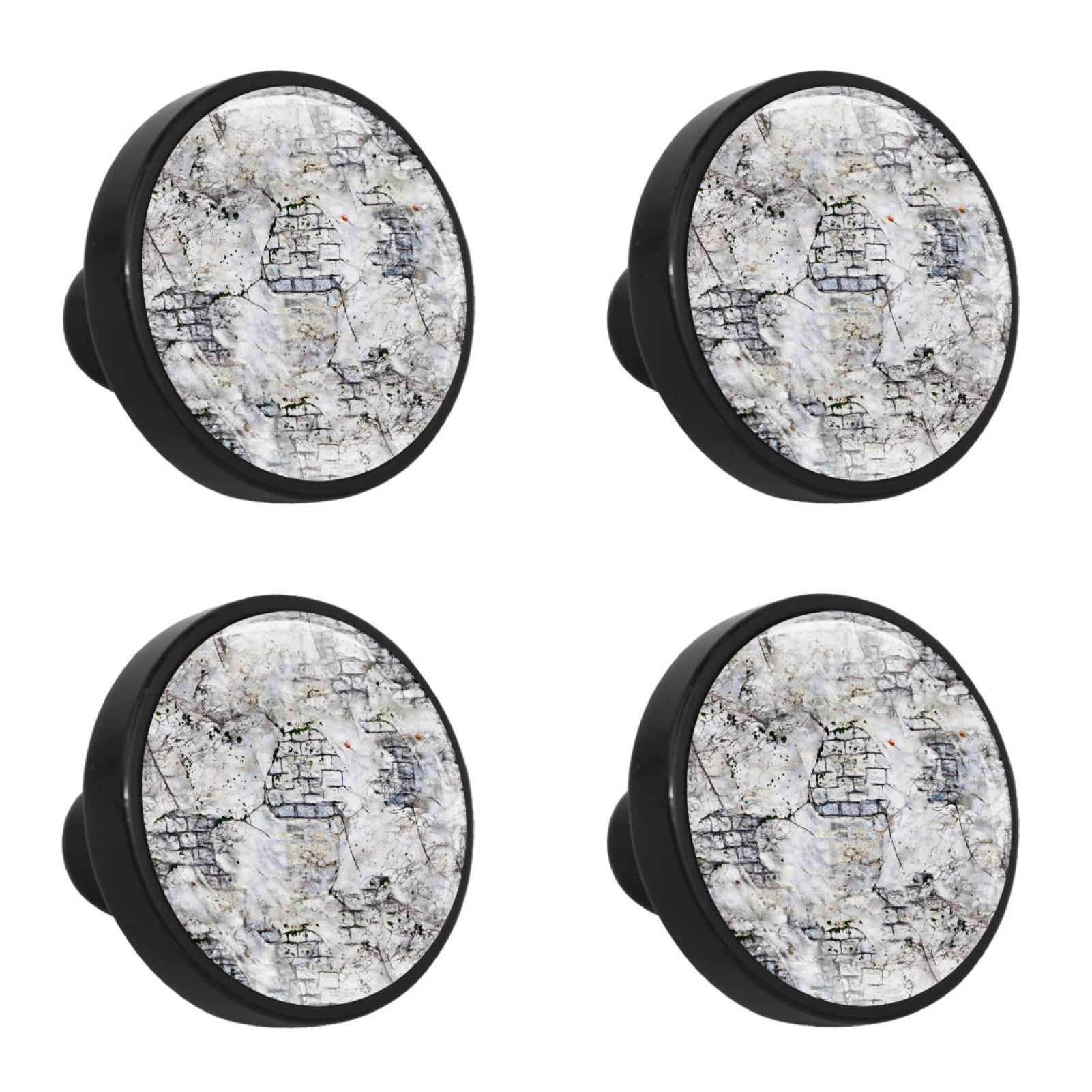 4 Pcs Abstract Texture Knobs for Kitchen Cabinet Cupboard Dresser ...
