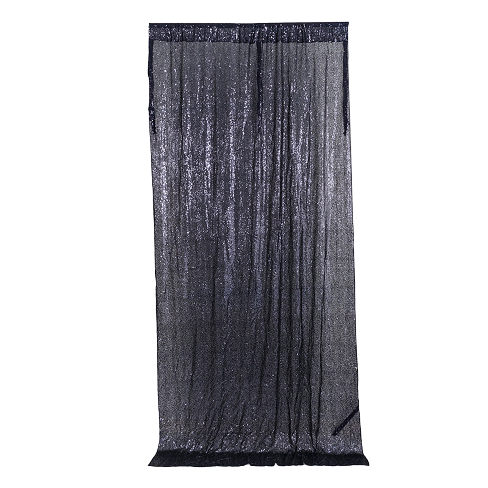 DISHAN Sequin Curtain - Solid Color - Shiny Long Glitter - Foldable ...