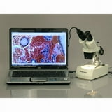 AmScope SE306R-P-E 20X-40X Stereo Two Light Microscope With Usb Camera - Walmart.com
