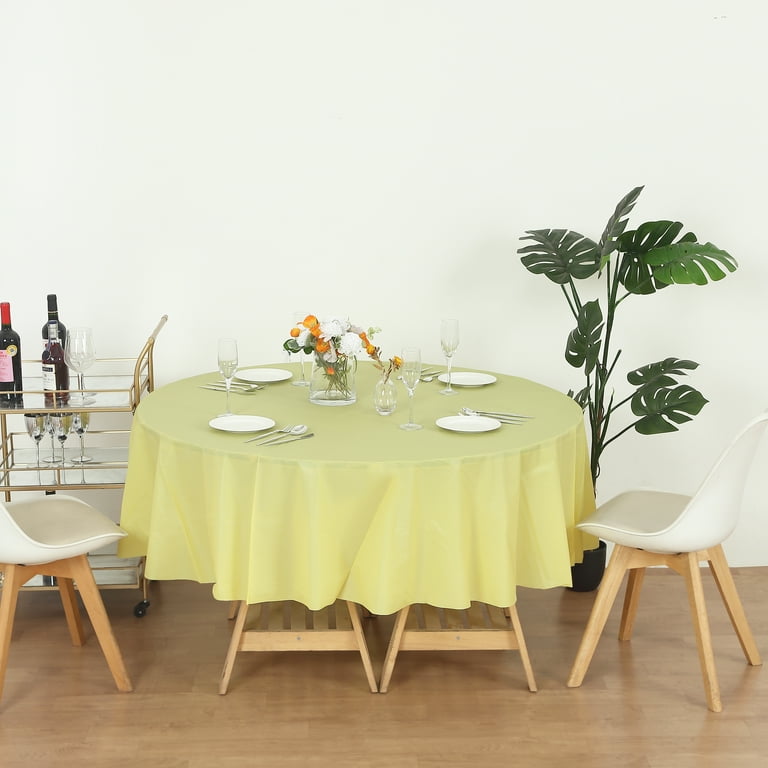 Heavy Duty Round Plastic Tablecloths | Cabinets Matttroy