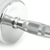 CAP 25 lb Chrome Dumbbell with Ergonomic Handle for Weight Lifting ...