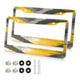 2-Pack Aluminum License Plate Frame with 2 Holes for Elliptical GM ...