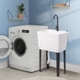 Ktaxon Freestanding Utility Sink Laundry Tub, with Stainless Steel ...