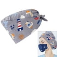 Adjustable Printed Nurse Hat Comfortable Breathable Sweat Absorbent ...