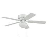 Mainstays 44" White Hugger Ceiling Fan, 5-Blade - Walmart.com