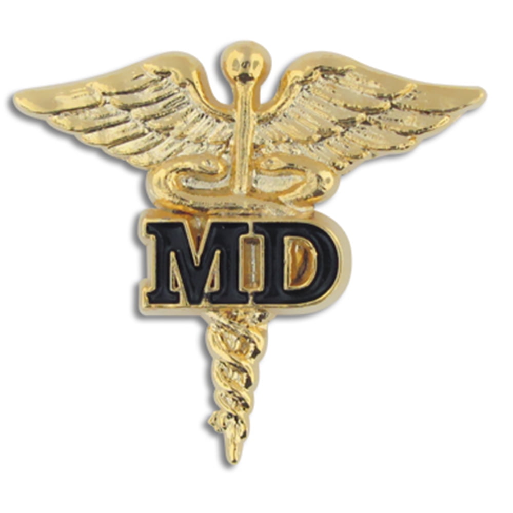 Medical Doctor MD Gold Caduceus Pin - Walmart.com