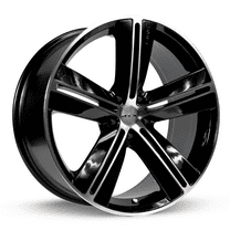 RTX SMS 17x7.5 5x115 ET20 CB71.5 Black Machined Wheel - Walmart.com