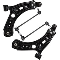 Detroit Axle - 4pc Front End Control Arms Kit for 09-13 Subaru Forester ...