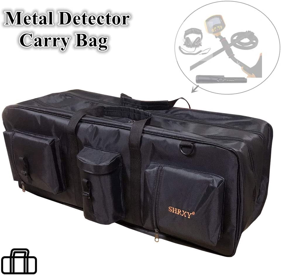 shrxy Metal Detector Carry Bag Portable Waterproof Canvas Storage Bag ...