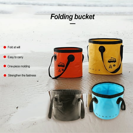 Folding Water Bucket Professional Reservoir Holding Container Liquid ...