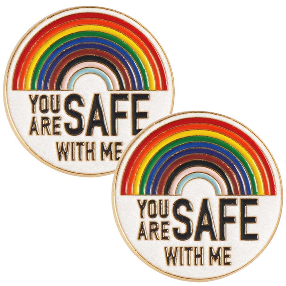 Click here for Frcolor Rainbow Pride Pin You Are Safe With Me Ena... prices