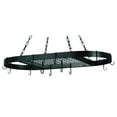 Oakeskaran Old Dutch Oval Matte Black Hanging Pot Rack - Walmart.com