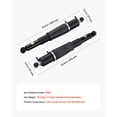 KFFKFF Rear Air Shock Absorber Strut, Set of 2, Compatible with ...